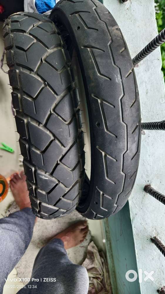 Tubeless Tyres front & rear royal enfield bullet/classic/thunderbird ...