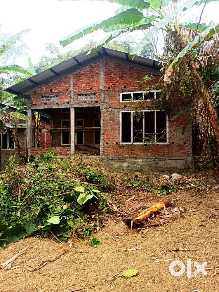 1.5 Kotha Myadi Land for sale with 80% Completed Assam Type House ...