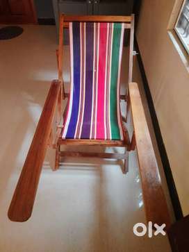 Wooden easy chair olx store
