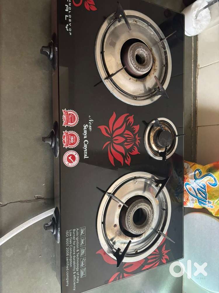 Automatic 3 burner gas chulha - Kitchen & Other Appliances - 1824924683