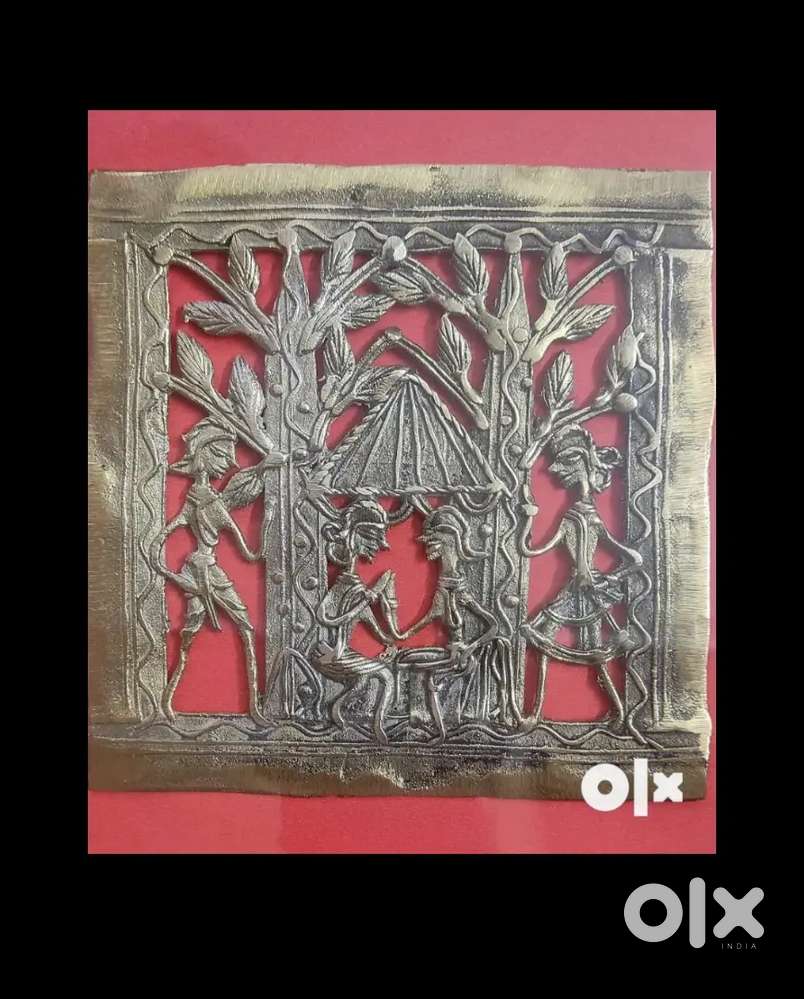 Dhokra Tribal Brass Wall Art, Ancient Indian Dhokra Art - Home Decor ...