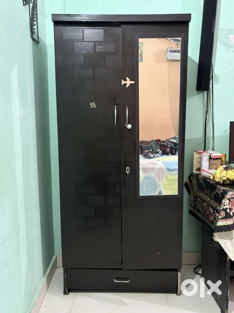 Wooden Almirah with Wooden dressing table and Computer table - Beds ...