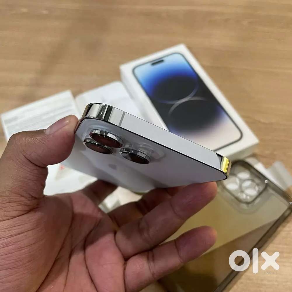 I phone in 14 pro in 256 with box under warranty & good condition ...
