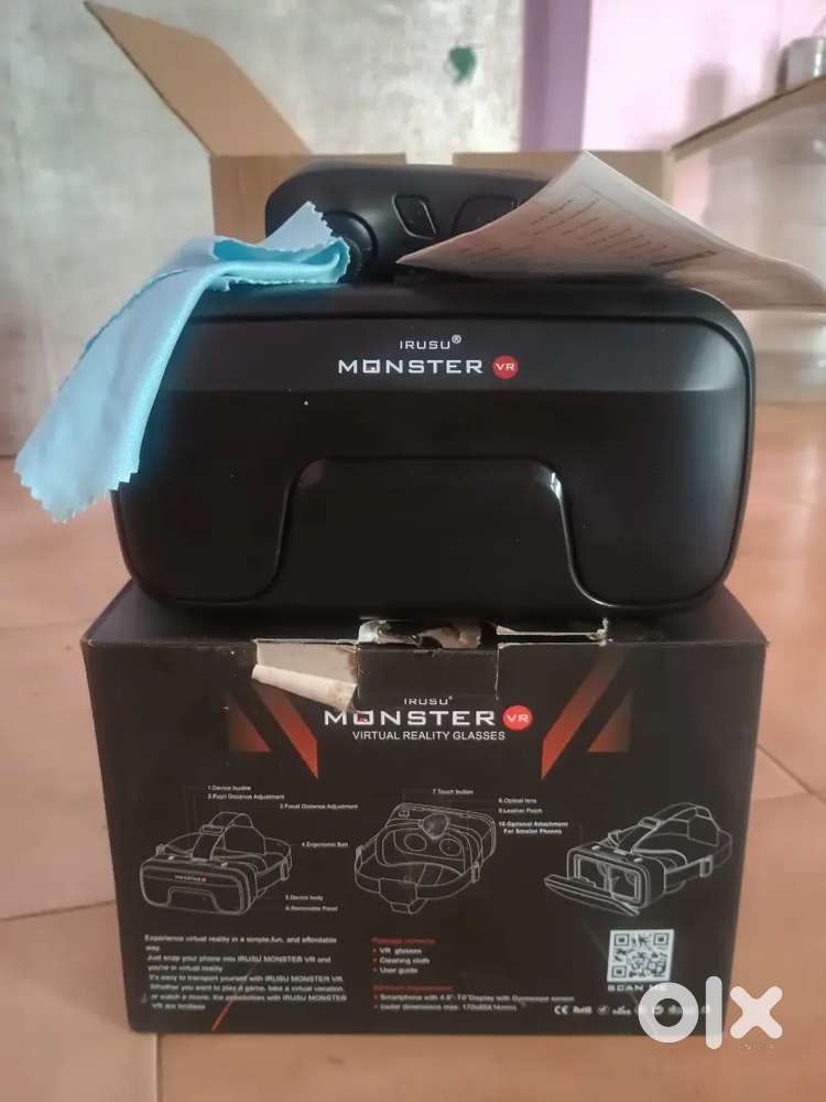 IRUSU MONSTER VR HEADSET WITH REMOTE CONTROLLER - Cameras & Lenses ...