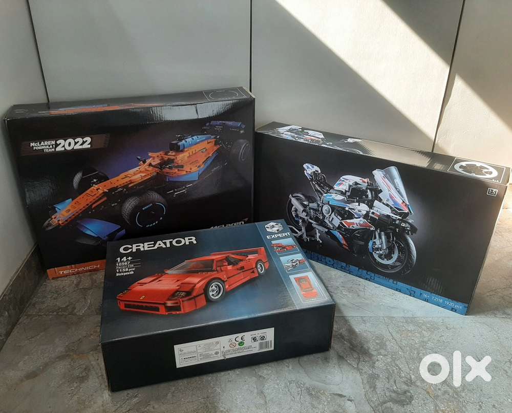 Lego technic sets McLaren F1, BMW bike, Ferrari f40 - Other Hobbies - 1806148981