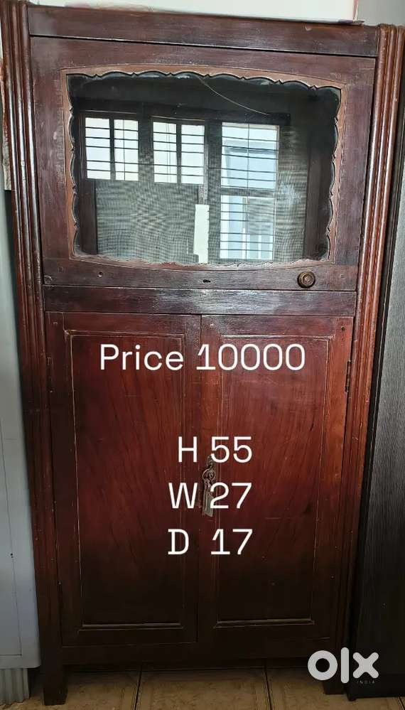 Wooden Antique Almirah, Steel Small Almirah and 3 door Wooden Wardrobe ...