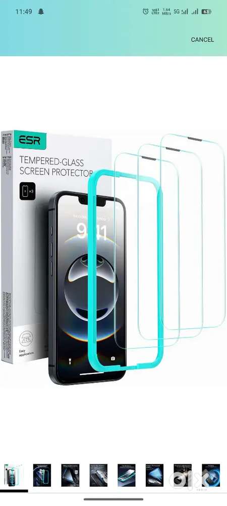 ESR Screen Protector 2 Pack Tempered Glass for iPhone - Accessories ...