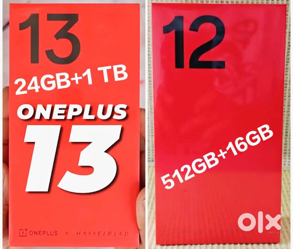 ONEPLUS 13 (24GB+1 TB)/ONEPLUS 12(512GB+16GB 58K)/ONEPLUS 12R 37K SEAL - Mobile Phones - 1786921618