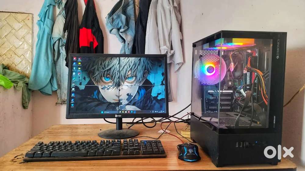 Full PC Setup – Intel i5, 16GB RAM, 256GB Storage, RGB Keyboard Mouse ...