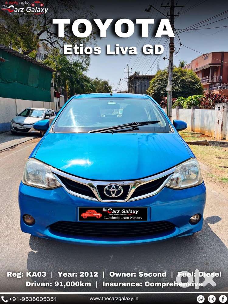 Toyota Etios Liva GD, 2012, Diesel - Cars - 1762375527