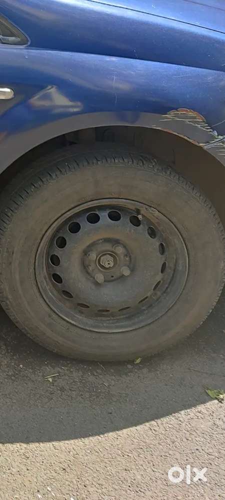 14 inch Steel Rims with Good Tyres (set of 4) - Spare Parts - 1802259722