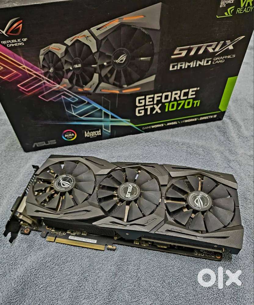 ASUS ROG Strix GTX 1070 Ti 8gb graphic card - Computer Accessories in T ...