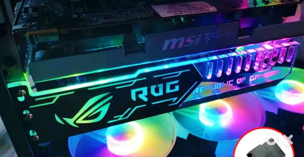 GPU Holder Bracket. ROG AORUS. Graphics card - Computer Accessories ...