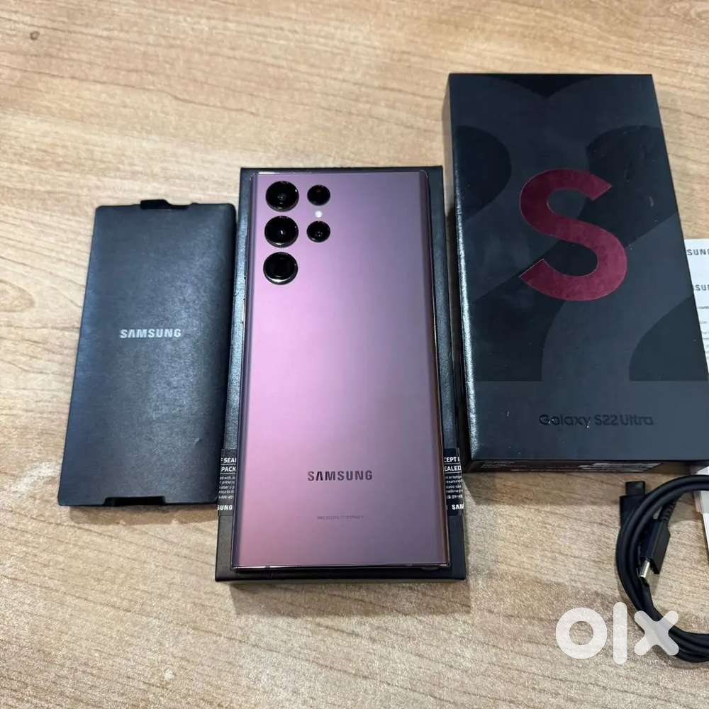 Samsung' s22 ultra only 6 month old he or with bill box warranty he ...