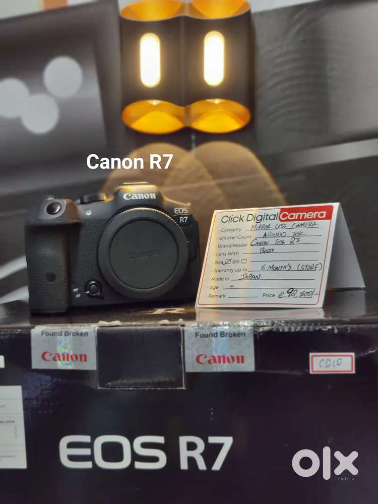 Canon EOS R7 Mirrorless Camera full Body kit CD123 - Cameras & Lenses ...