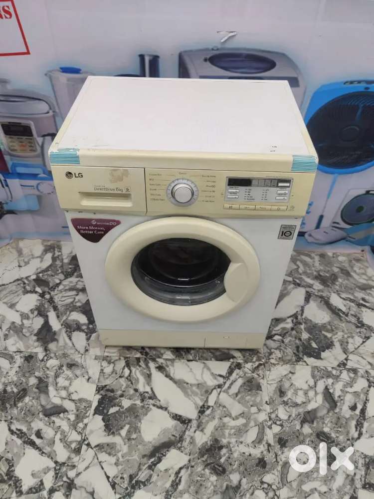 Lg direct drive front load white colour washing machine - Washing ...
