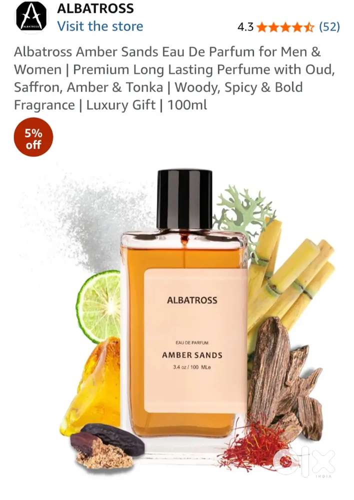 Albatross Amber Sands Eau De perfume - Men - 1816753377