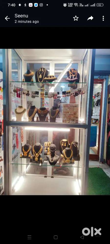 Glass Showcase Rack, Diwan sofa with storage space - Beds & Wardrobes ...