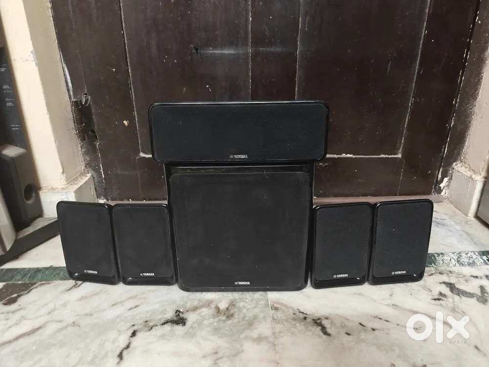 Yamaha 5.1 package active subwoofer 5 speaker used any AV receiver avr - TVs, Video - Audio ...