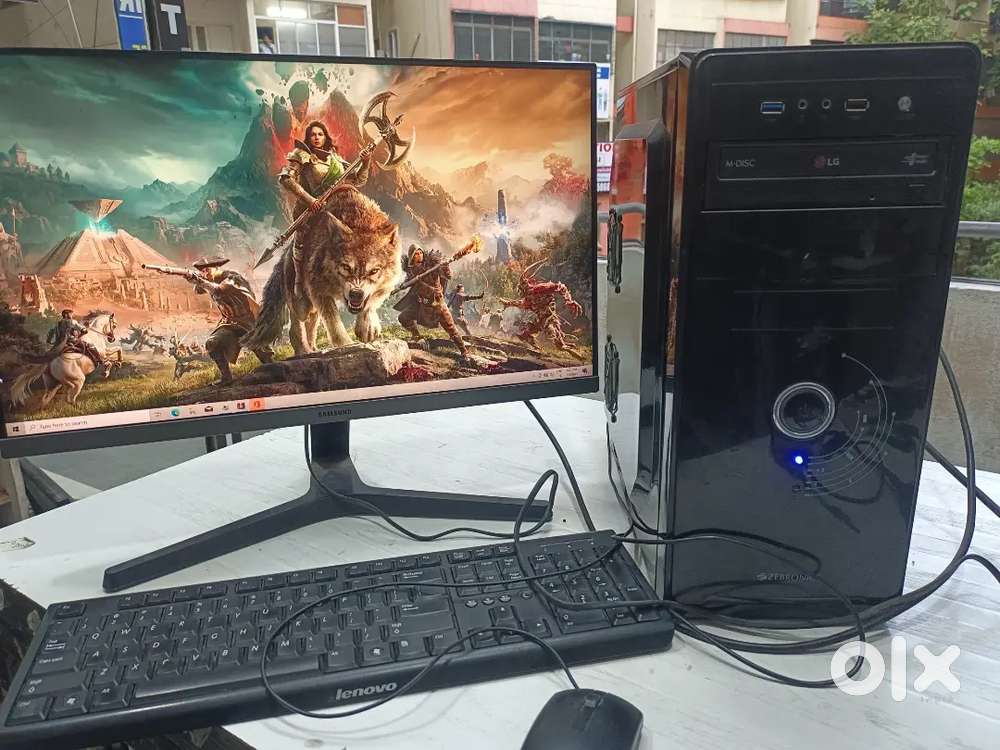 desktop gaming computer i5 9th/ 16gb ram/SSD 512GB+ 1TB/24 ips moniter ...