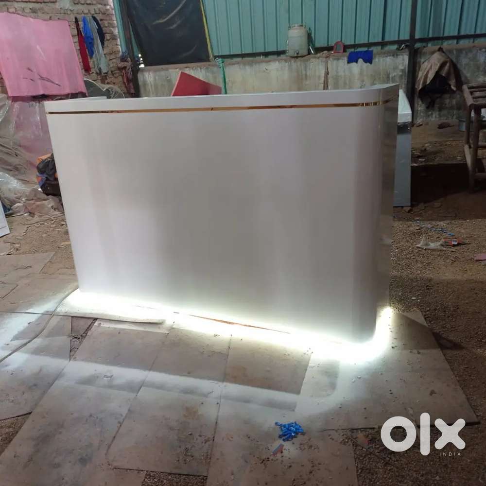 New excellent office table cash counter reception table for boutique ...