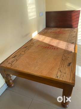 Single wooden cot olx store