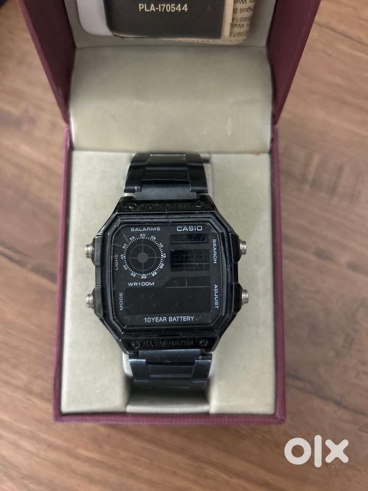 CASIO ILLUMINATOR BLACK WATCH - Men - 1797854445