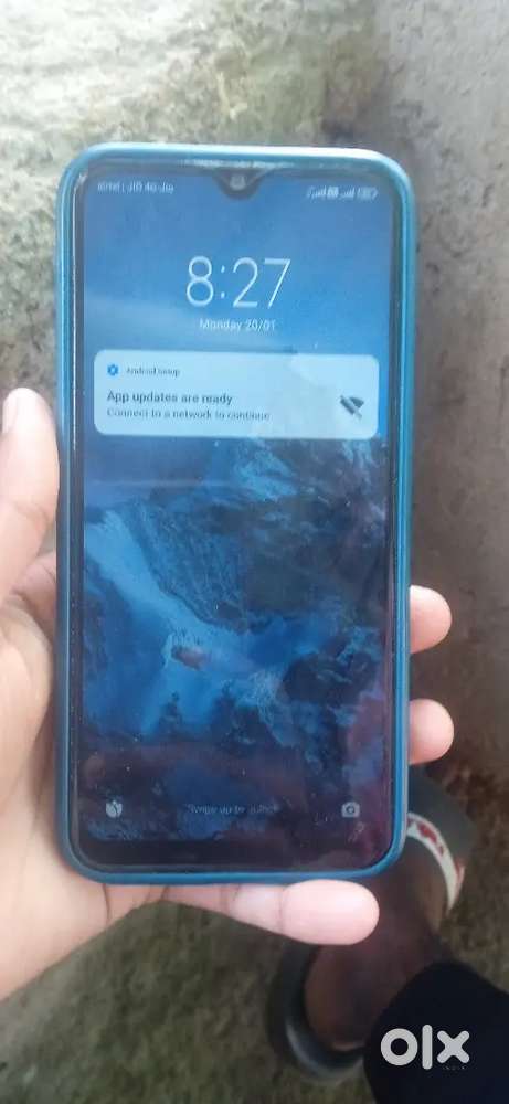 Redmi blue colour mobile - Mobile Phones - 1796220137