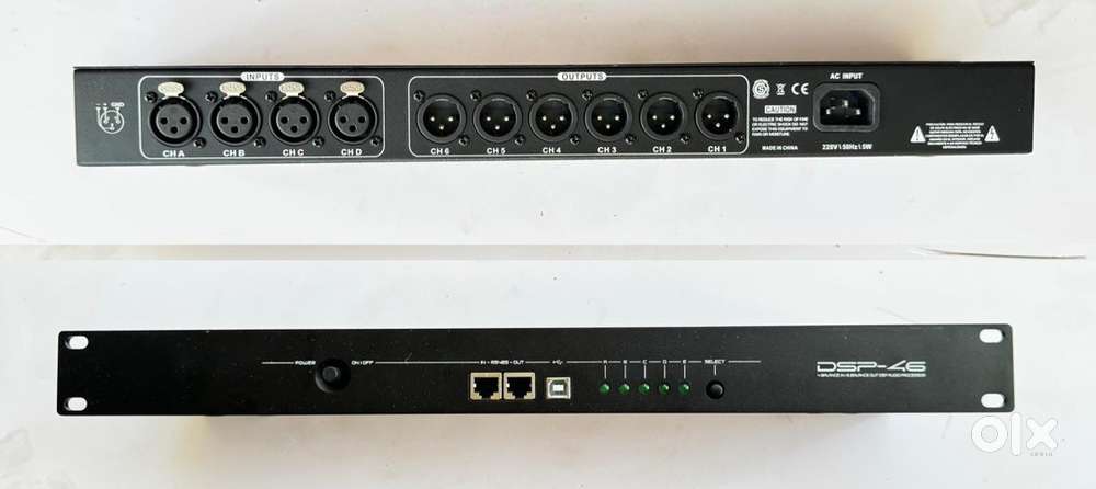 DSP-46 Digital Speaker Management System — 4-Input / 6-Output DSP - TVs ...