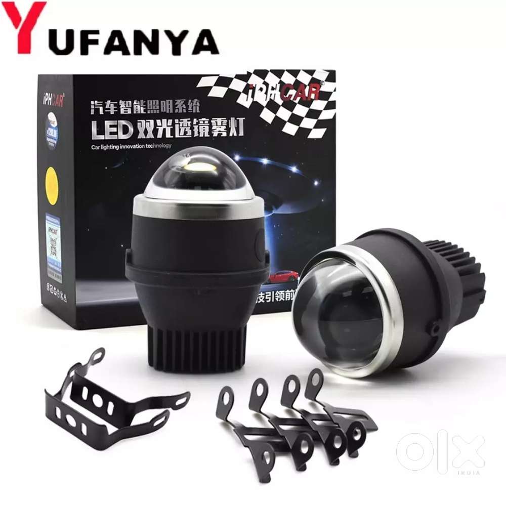 Car iph car led bi xenon fog lamp led inbuilt dual beam high low new ...