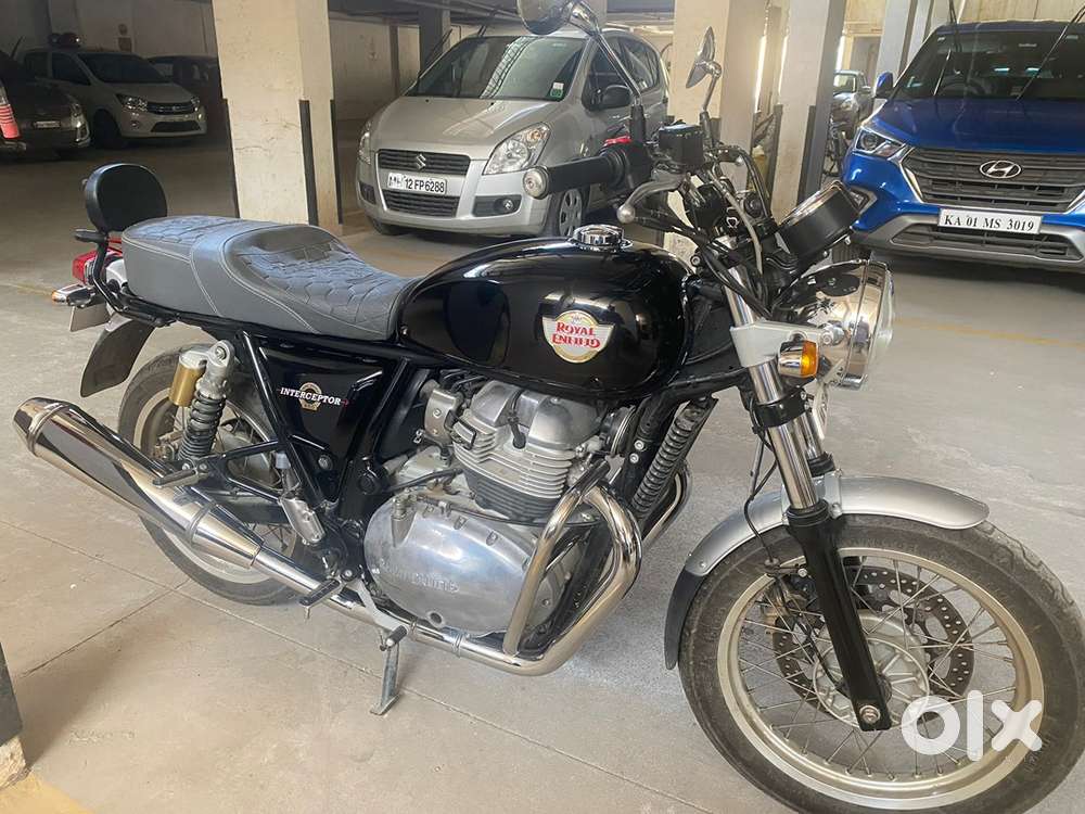 Well maintained Royal Enfield Interceptor 650 Black for Urgent Sale ...