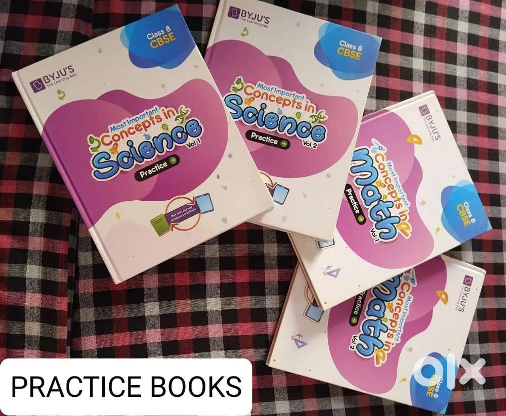 Byjus Most Important concepts Class 8 CBSE All books set - Books ...