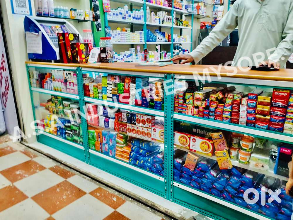 New medical shop powder coated metal racks and showcase. ASA INDUSTRY ...