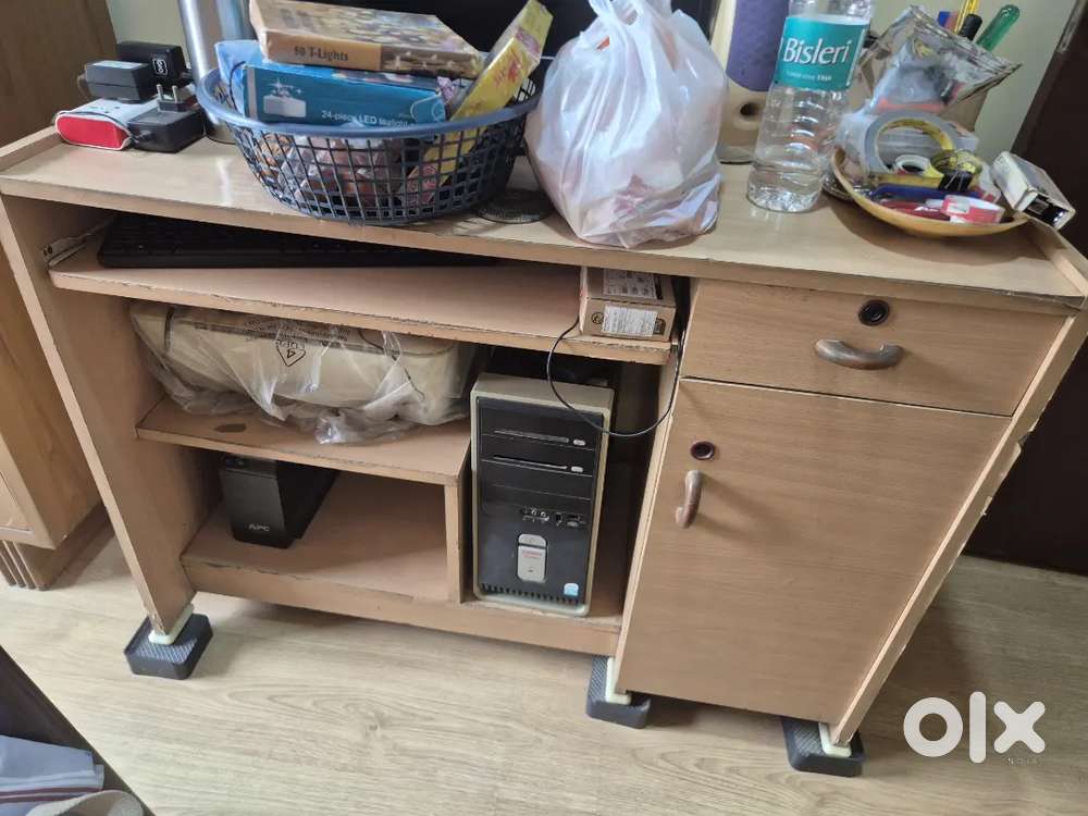 Wooden Stool, Computer/Study Table, Book Shelf/almirah, Chair, , Table ...