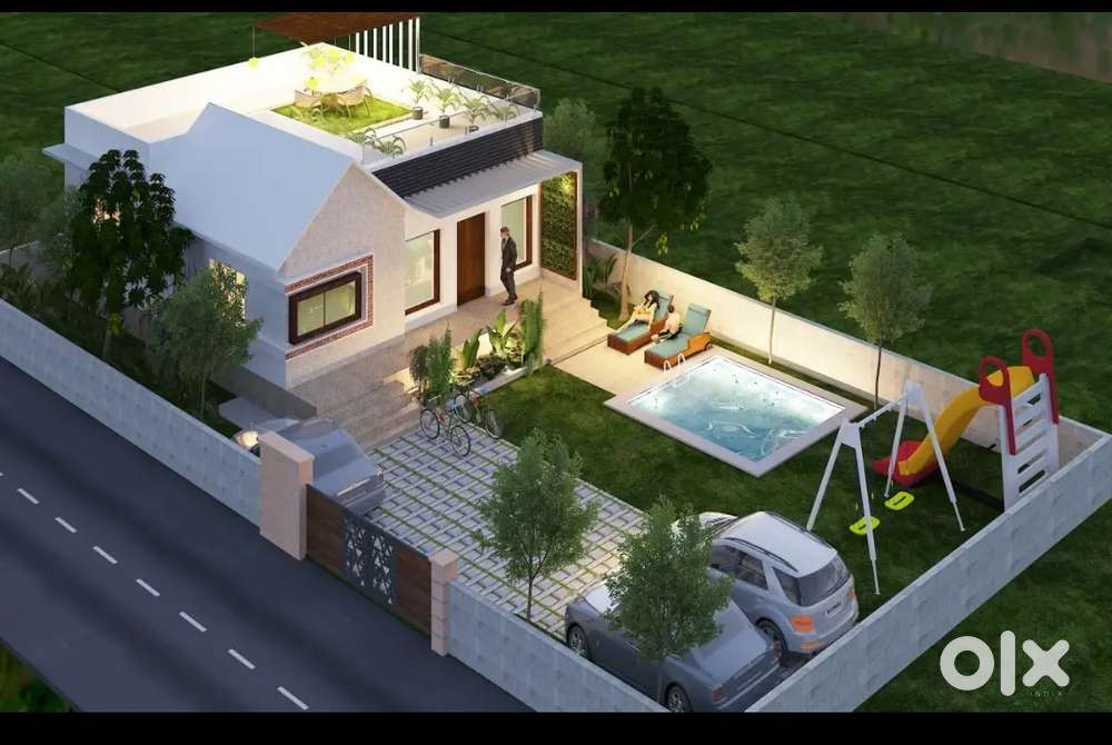 Luxury Farm House /605 sq yards/1500 sft/Beside Nanded Highway - For ...