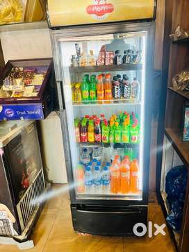 Glass door fridge olx store