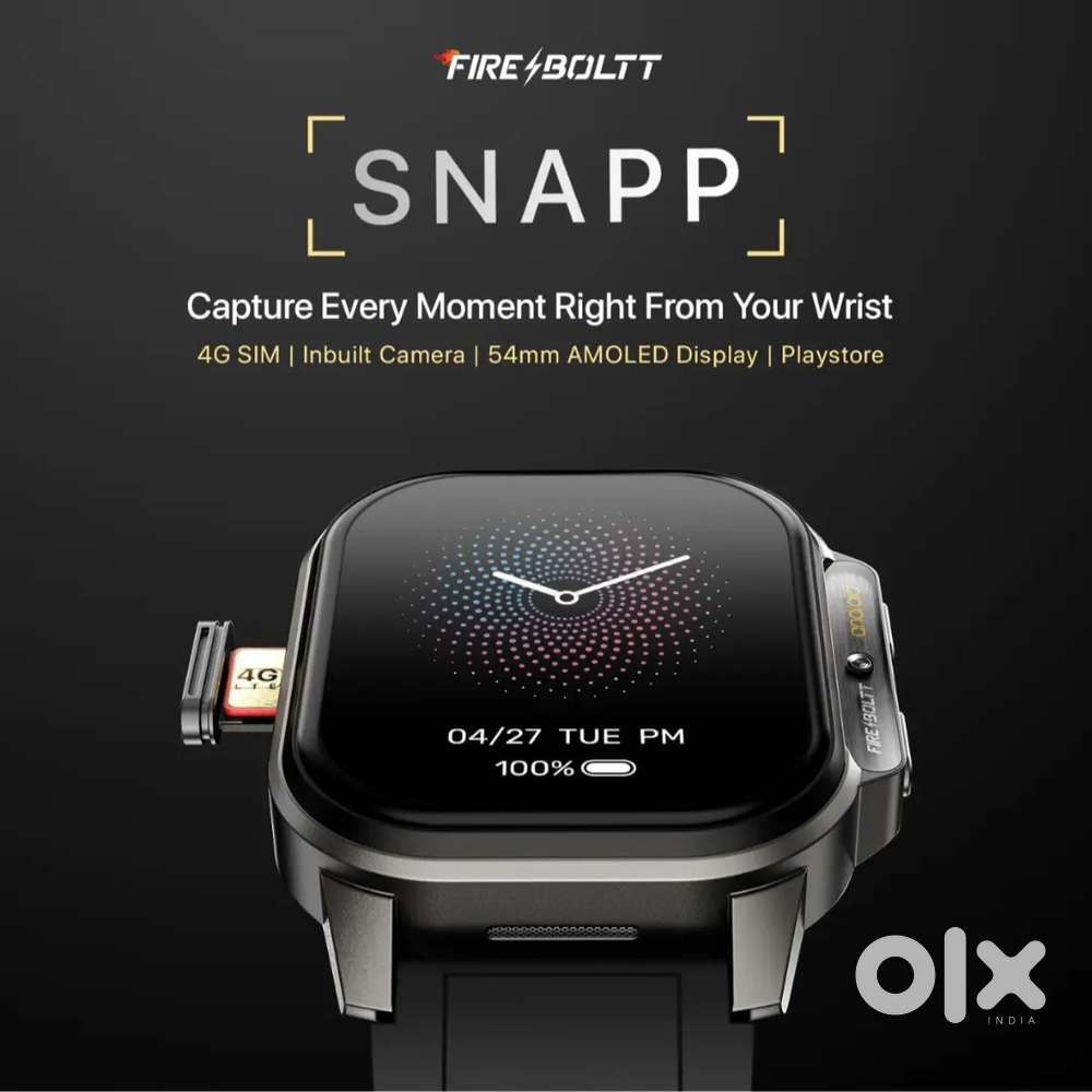 Firebolt Snapp 4G Smart watch - Games & Entertainment - 1794086687