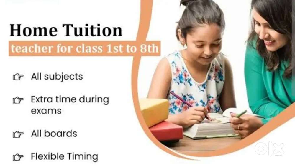 Home tution from nursery to class 8 - Education & Classes - 1804508371