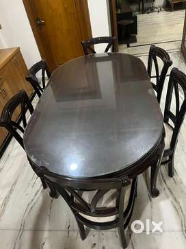 Dining Table Glass Buy Sell Used Furniture in India OLX