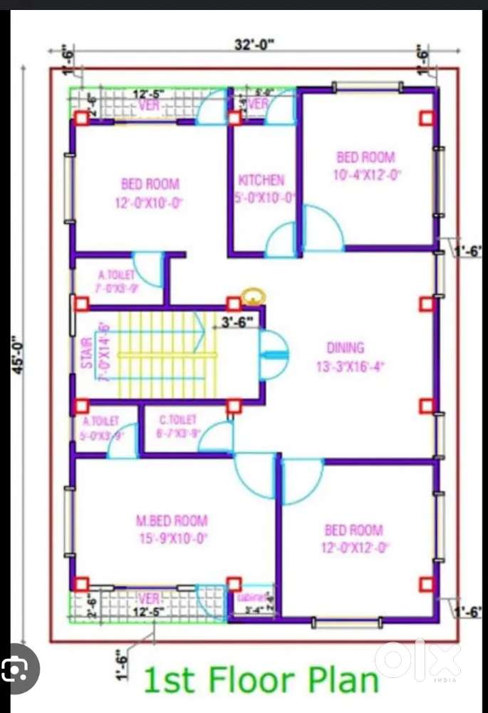 Home plan 2D drawing drafting - Home Renovation & Repair - 1812200430