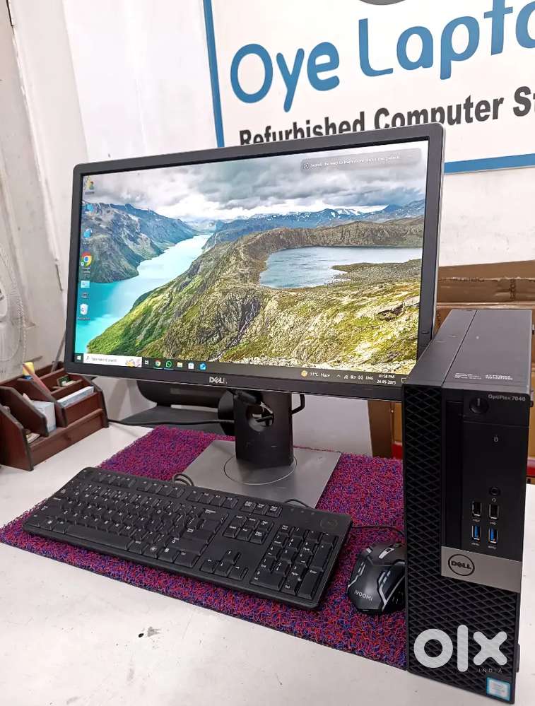 DESKTOP PC DELL 24INCH LCD WIDE SCREEN DELL OPTIPLEX 7040 I5 6TH GEN ...