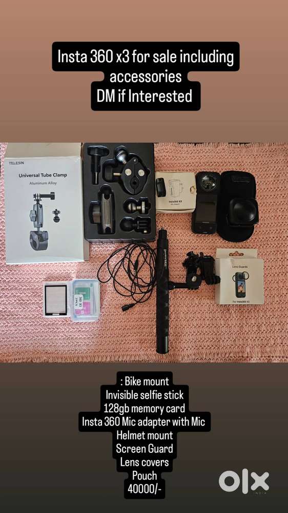 INSTA 360 X3 - Cameras & Lenses - 1810171705