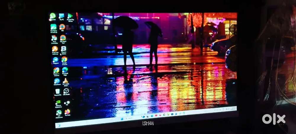 Gaming PC Full RGB Setup Ryzen 4350G 512 GB SSD24'HD MONITOR - Computer ...