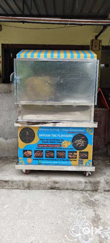Complete Food Stall Setup – Freezer, Double Deep Fryer & Stall ...
