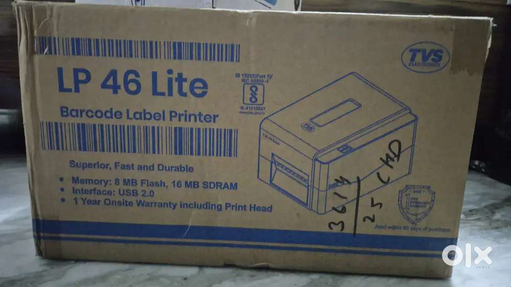 TVS LP 46 Lite barcode label printer - Hard Disks, Printers & Monitors ...