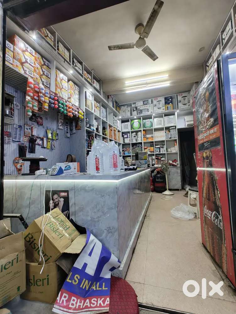 Light, electricals ki shop ka pura saaman bechna h, rack furniture - For Rent: Shops & Offices ...