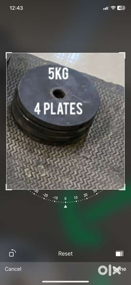 Gym plates iron & steel available - Gym & Fitness - 1808904625