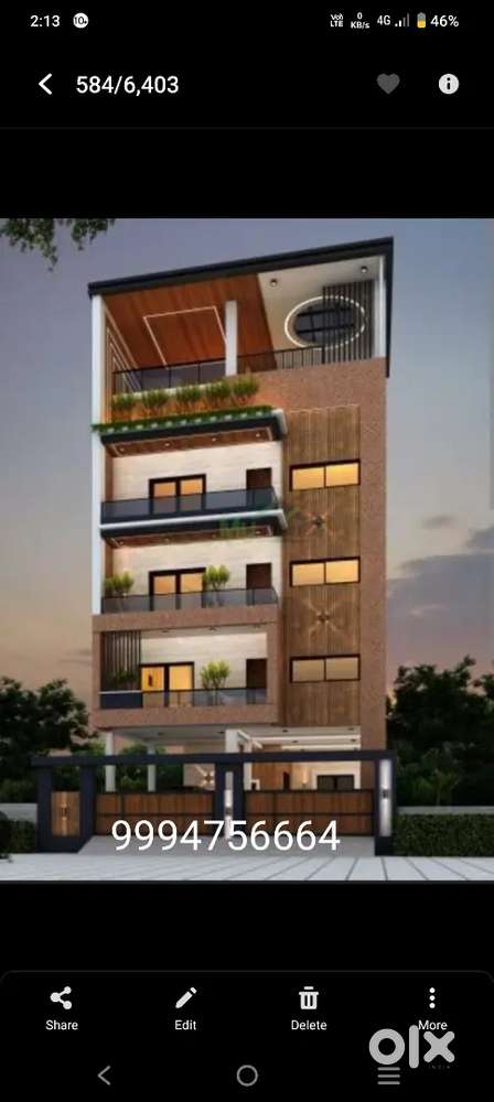 SALEM STATE BANK COLONY PROPOSED LUXARY FLATS 4BHK - For Sale: Houses ...