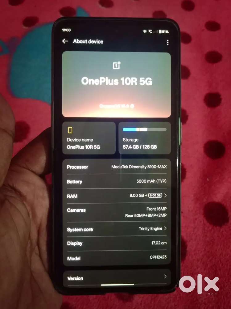 Oneplus 10r 5g 128gb 8gb - Mobile Phones - 1819778873