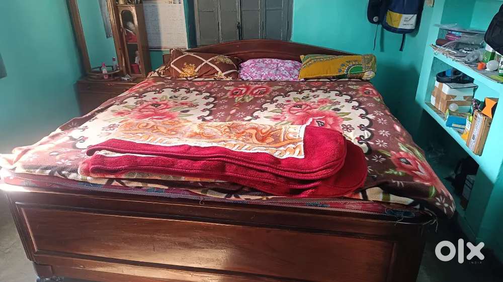 Double bed Divan palag ( pure sagban wood) - Beds & Wardrobes in ...